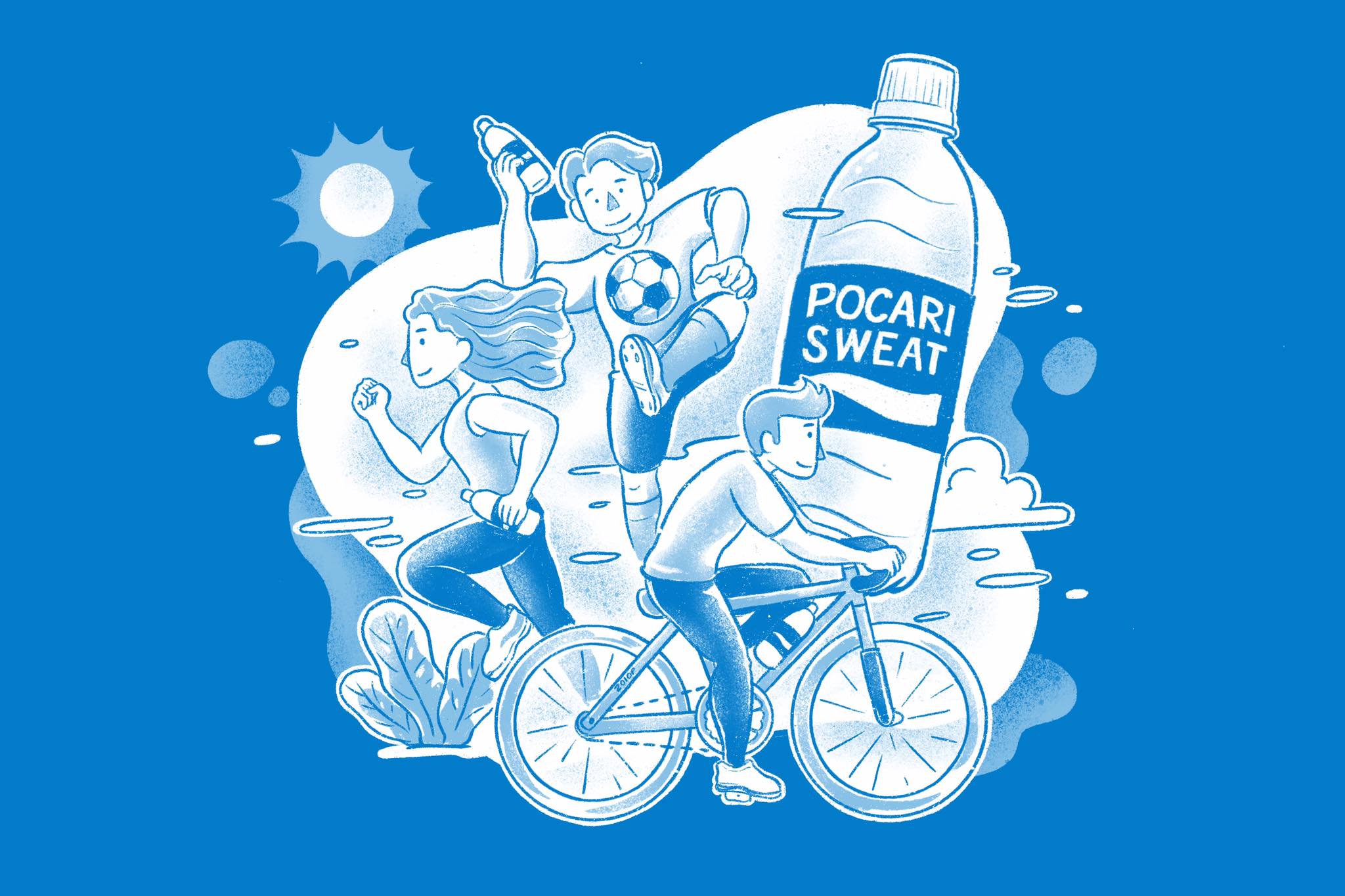 Pocari Sweat Illustrations - Zoi ộp